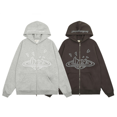 BrokenPlanet潮开衫卫衣外套男