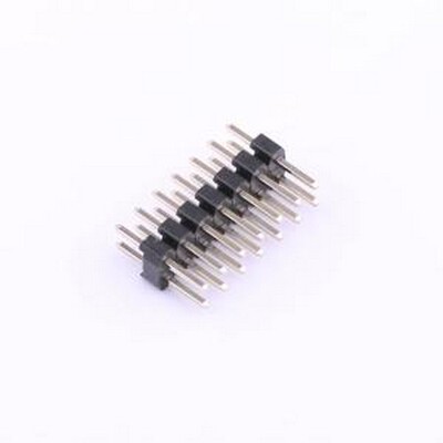 HB-PH8-20027PB2GOP 排针 间距:2mm 2x7P 直插 方针 插件,P=2mm原