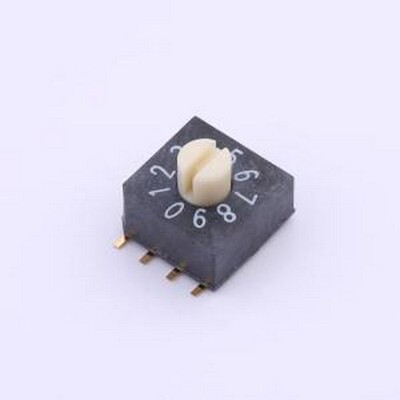 HAMR-10S 旋转编码器 H系列 微型旋转编码开关 SMD-5P,10x10mm