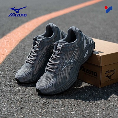 MIZUNO美津浓男鞋女鞋网面复古运动鞋RACER S减震老爹鞋D1GH2235
