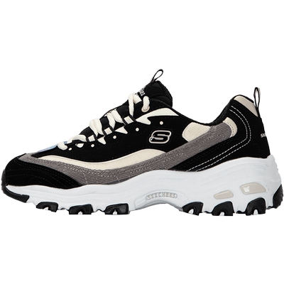 斯凯奇奶茶熊老爹鞋女鞋冬季新款撞色熊猫鞋女款运动鞋复古休闲鞋