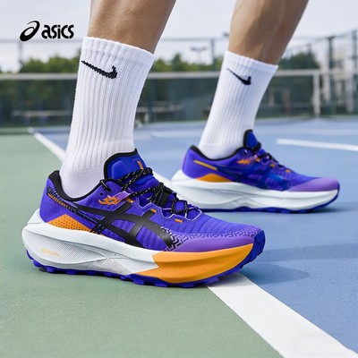 ASICS亚瑟士跑步鞋男鞋新款TRABUCO MAX 5缓震运动鞋跑鞋1011C164