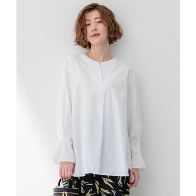 23区可水洗CANCLINI收腰显瘦上衣衬衫女日本限定慵懒适宜ONWARD