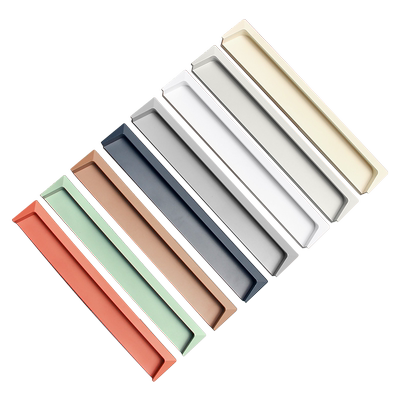 汇优莱彩色内嵌衣柜暗拉手