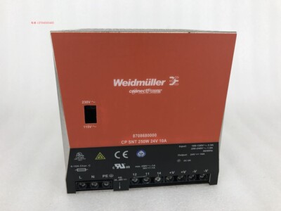 全新原装魏德米勒导轨开关电源 CP SNT 250W 24V 10A 8708680000