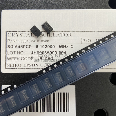 原装 SG-645PCP8.192000MHZ 5x7 4P 8.192MHZ 7050 丝印E8.192C