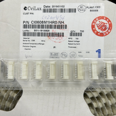 原装CviLux CI0608M1HR0-NH连接器HY卧贴 8P 贴片针座带扣2.0间距