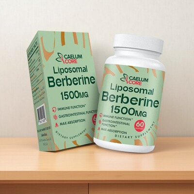 美国脂质体黄连素成人血糖保健Liposomal Berberine HCL1500毫克