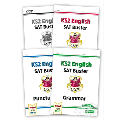CGP KS2 English 英语 SPaG SAT考试 Buster Book 2 套装 - includes answers 英国进口原版书