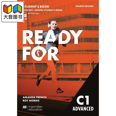 剑桥CAE考试备考学生用书含答案配电子书和App Ready for C1 Advanced (4E) Student's Book (with key) and App 大音