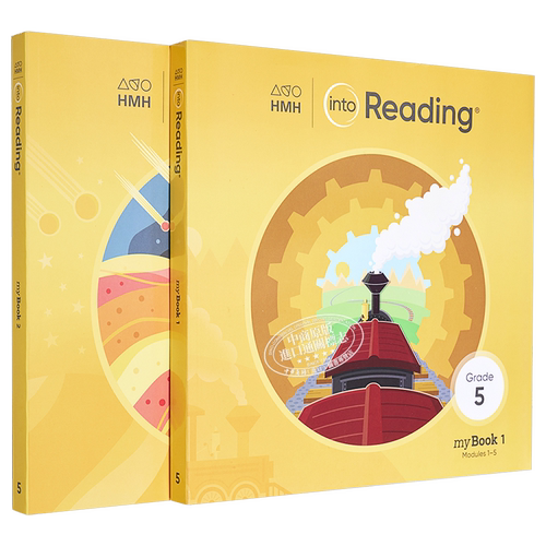 【两册学生套装】美国原版HMH Into Reading Student Book Set Grade5 小学英语精读教程五年级 套装单本可选_虎窝淘