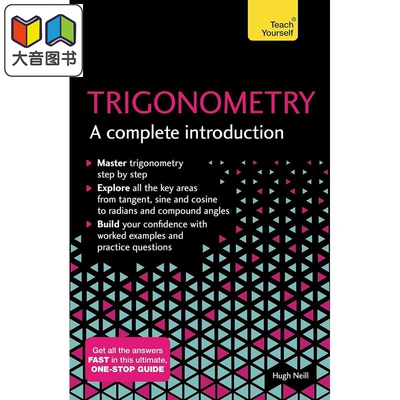 预售 三角学 完整入门指南 自学教材 Teach Yourself 系列英文原版 Trigonometry A Complete Introduction Hugh Neill 大音