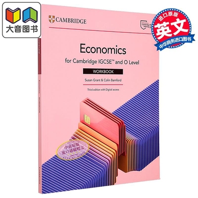Cambridge 剑桥经济学练习册 附电子版2年访问 IGCSE O Level Economics Workbook with Digital Access 2 years 大音