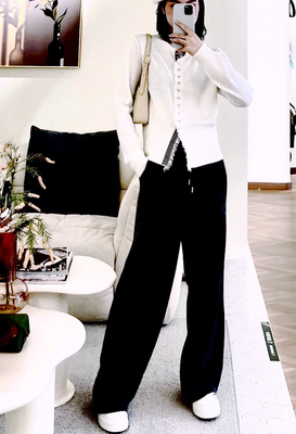 明天148米！不惊喜永远取关茶茶 高端订单正出货高克重毛圈弯刀裤