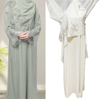 中东跨境女装长袍马来印