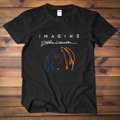 披头士t恤 the beatles衣服 乐队 约翰列侬 John Lennon 短袖男女