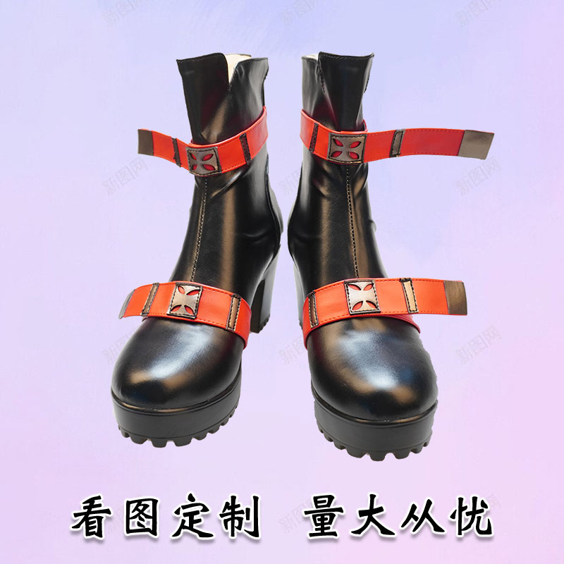 彩虹社虚拟vtuber兰帕特森cos鞋cosplay靴子女游戏动漫道具鞋定制