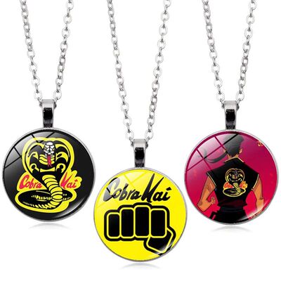 3 Anime Cobra Kai Necklaces Daniel LaRusso Movie Karate Kid