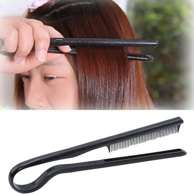 V Type Salon Hair Straighten Comb Styling Hairdressing Smoot