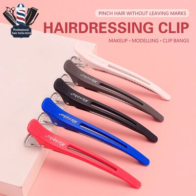 6PCS Seamless Hairclip Traceless Hairpin Makeup Clip Seamles