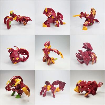 Original Drago Transformation Robot Catapult Battle Ball Car