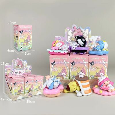 Sanrio Blind Box Sleep Safely Hello Kitty MyMelody Kuromi Pa