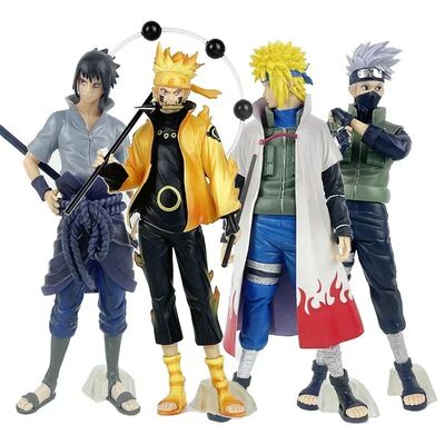 20cm Naruto Anime Figure Shippuden Uchiha Sasuke Hatake Kaka