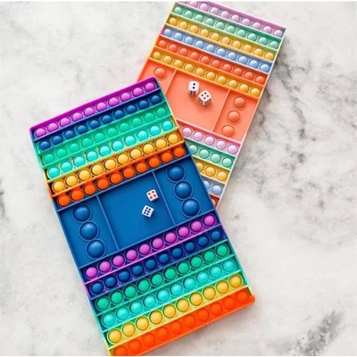 30x18cm Pops Its Antistress Two Players Chess Game Sensory