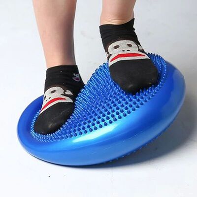 Montessori Children Toys PVC Balance Stone Inflatable Cushio