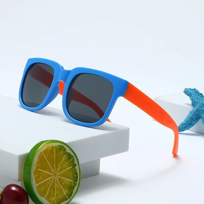 Colorful Folding Sunglasses Kids Outdoor Foldable Sun Glasse