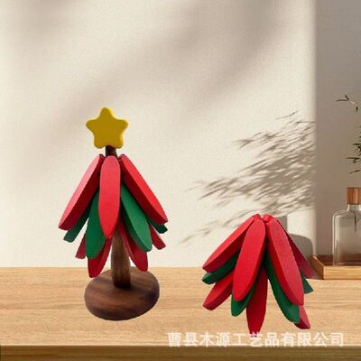 Wooden Tree Anti-scalding Water Coaster Ornaments Tableware