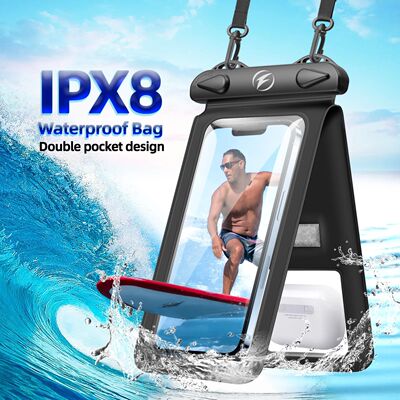 Universal Underwater Clear Cellphone Case Touchscreen Dry Ba