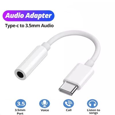 USB Type C To 3.5 Jack Earphone Adapter USB-C 3 5mm Audio Ca