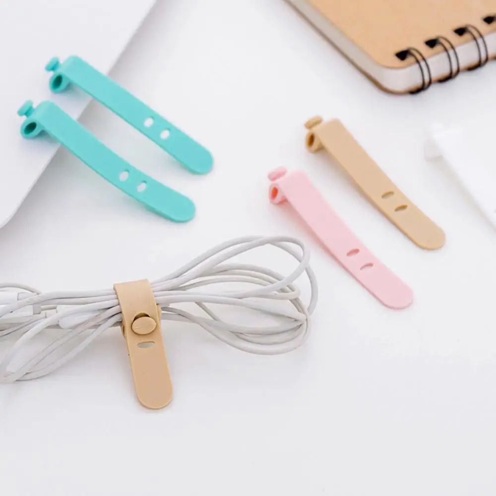 Cable Organizer Earphone Clip Charger Cord Management Silico