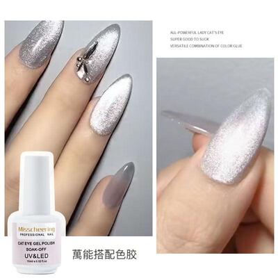 Cat Eye Gel Nail light Starry Magnetic Nail Polish磁性美甲油
