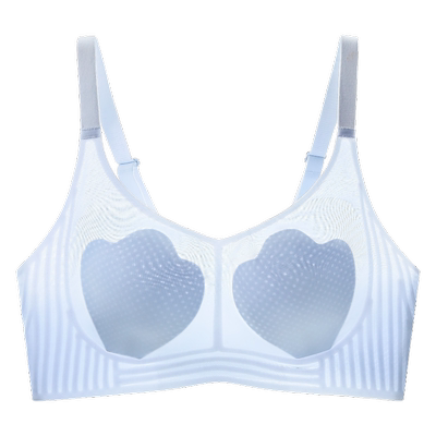 大胸显小内衣薄款无痕文胸