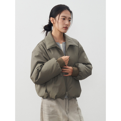 11st crops*protein down 蛋白皮细腻软糯pu皮90白鸭绒羽绒服外套