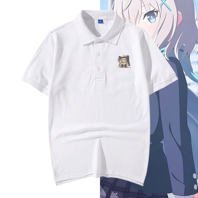 蔚蓝档案幼稚园游戏周边POLO衫