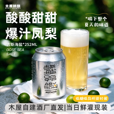 木屋鲜酿古斯海盐啤酒