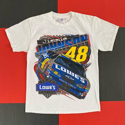 2005 Jimmie Johnson Race car vintage Large size Tee短袖t恤