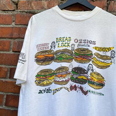 精选好物推荐Bowler'sBagel贝果美食色彩丰富细节双面图案短袖T恤