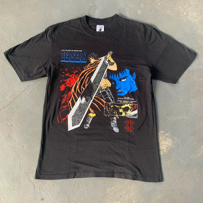 vintage berserk剑风传奇小众日漫 Dark Wind style Tee短袖T恤