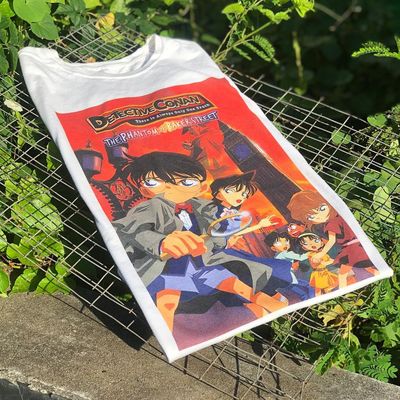 Detective Conan T-shirt短袖t恤 White Vintage Retro