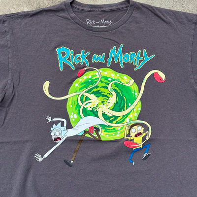 精选好物推荐！欧美动漫RickandMorty瑞克和莫蒂短袖T恤男女同款