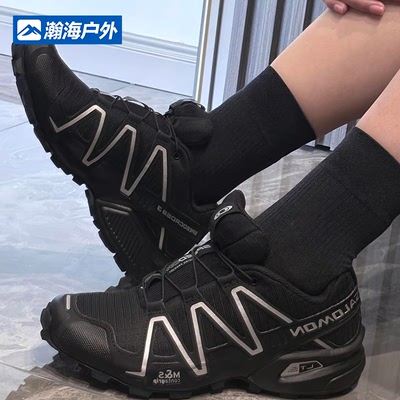 瀚海户外SALOMON萨洛蒙 Speedcross3黑色舒适运动跑步鞋L47588000