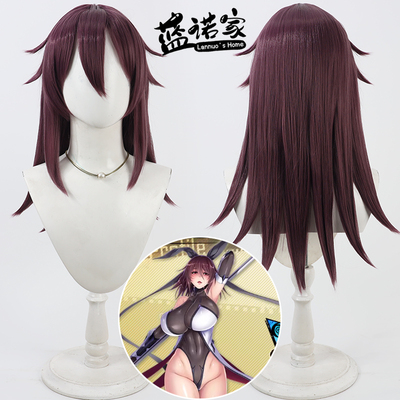 【蓝诺家】对魔忍 Mizuki Shiranui 水城不知火cos假发 仿真头皮