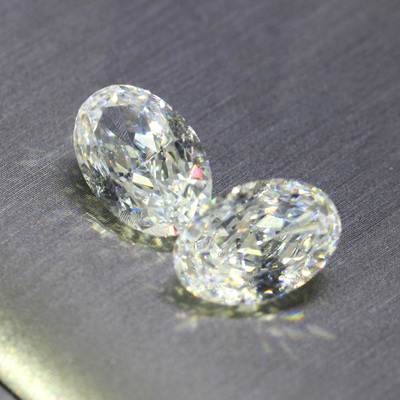 雷迪恩椭圆白钻高碳钻D色冰花切