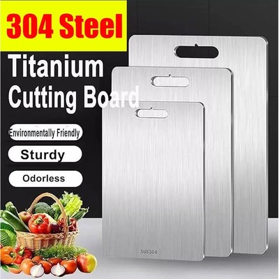 Titanium Cutting Boards for Kitchen Stainless Board 304 Stee