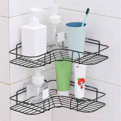 Iron Triangle Rack For Kitchen Bathroom Storage Rack Thicken