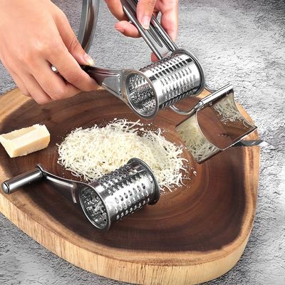 Stainless Steel Cheese Grater Hand Cranked Multifunctional V